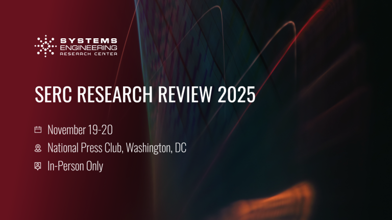 About – Systems Engineering Research Center